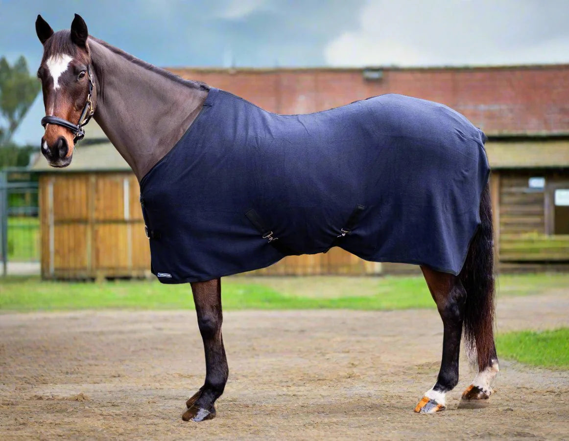 Turfmasters Fleece Rug Black — TRI Equestrian