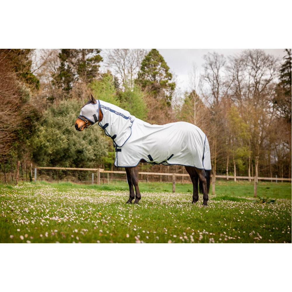 Mio Fly Rug Lunar Rock/Navy — TRI Equestrian
